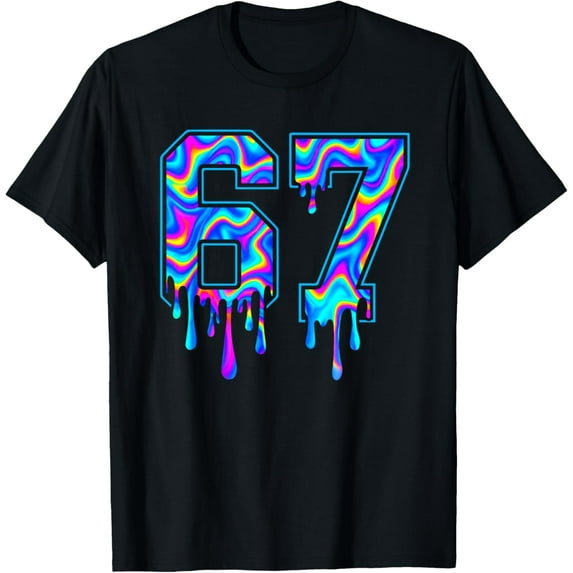 DOPASHIRT Swirl Six Seven Drip 6 7 Gen Alpha Slang T-Shirt Unisex S-5XL ...