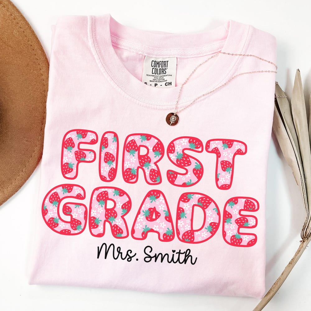 DOPASHIRT Teacher Shirt, First Grade Teacher Shirt, 1St Grade Shirt ...