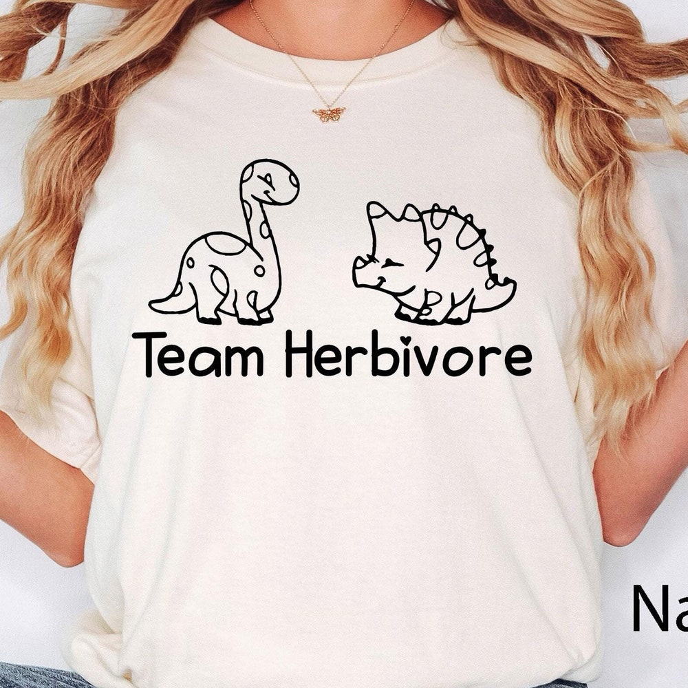 DOPASHIRT Team Herbivore T-Shirt, Vegan Shirt, Gift For Vegan ...