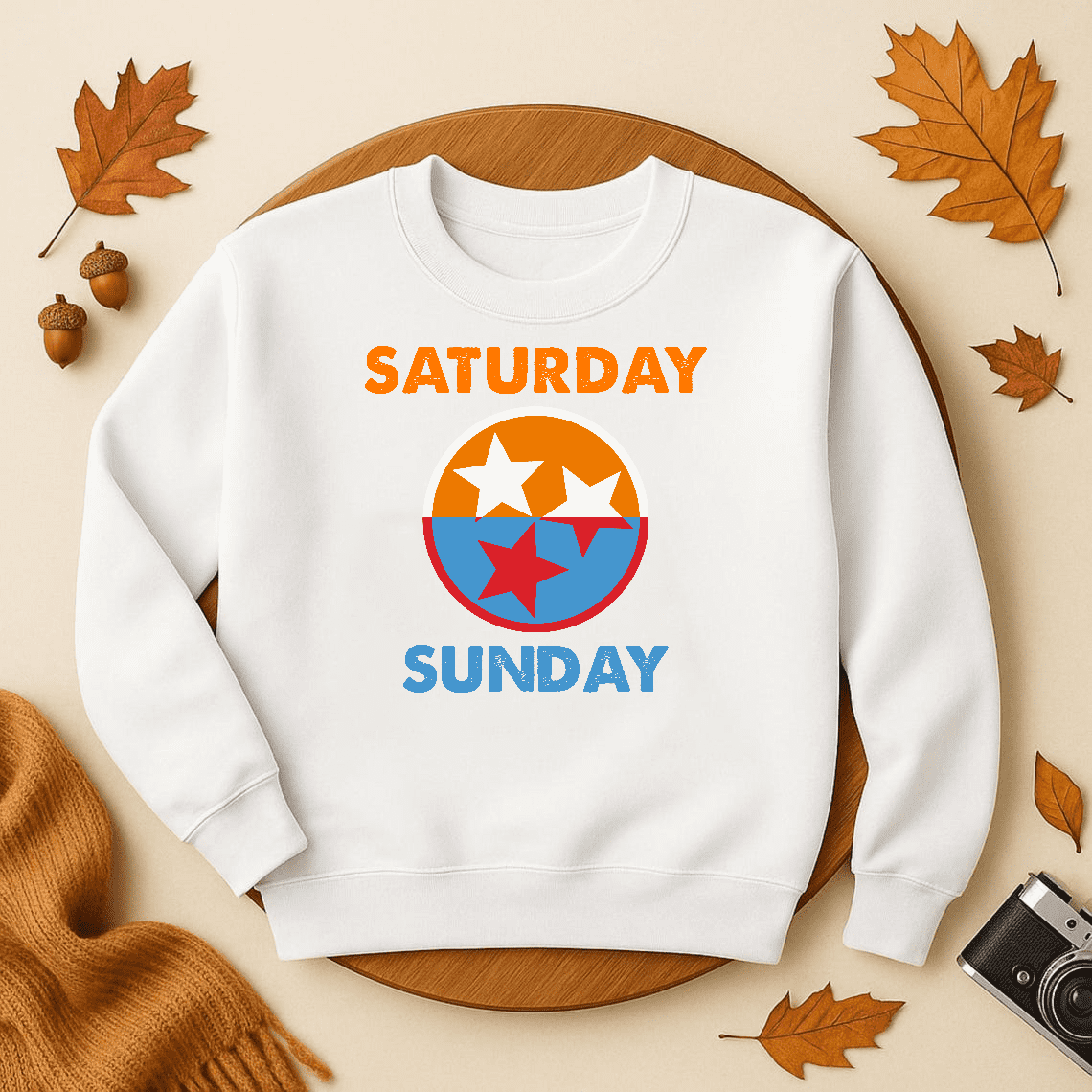 DOPASHIRT Tennessee Weekend Fan Of The Vols Football Orange White Flag ...