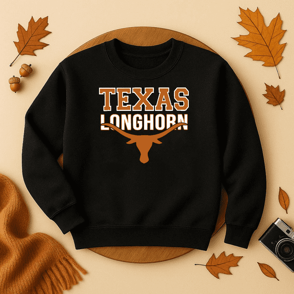 DOPASHIRT Texas Longhorn Sweatshirt Bull Shape Proud Texas State Texans ...