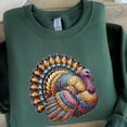 DOPASHIRT Thanks.Giving Turkey Mosaic Sweatshirt, Unique Colorful ...