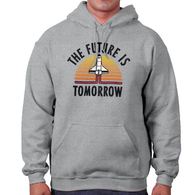 DOPASHIRT The Future Is Tomorrow Rocket Ship Launch Hoodie Outdoor ...