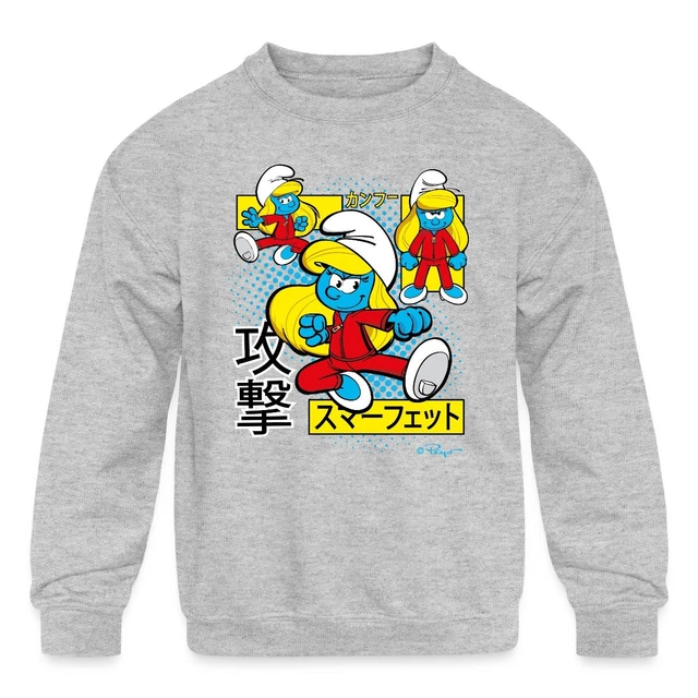 DOPASHIRT The Smurfs Japanese Action Smurfette - Dynamic Poses Design ...