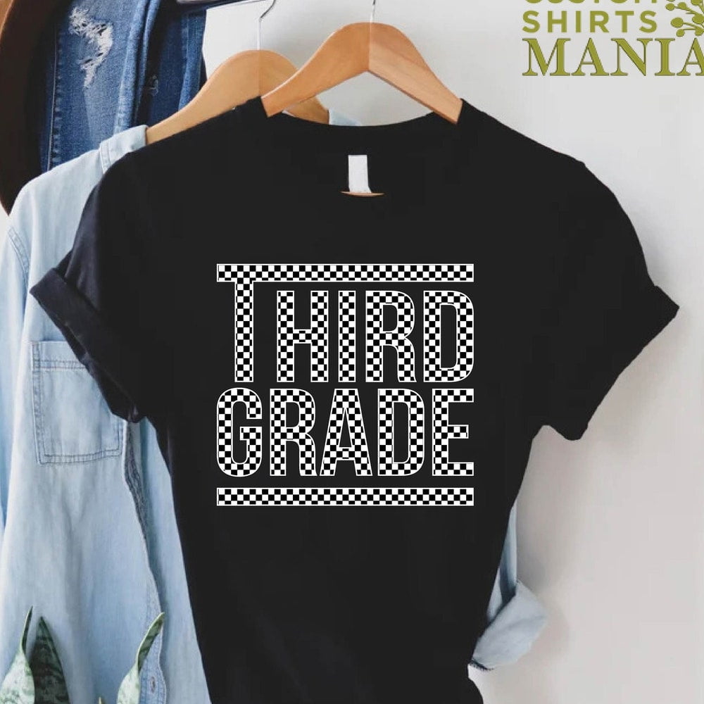 DOPASHIRT Third Grade Teacher Tshirt, Third Grade Shirt, First Day Of School, Back To School Tee ...