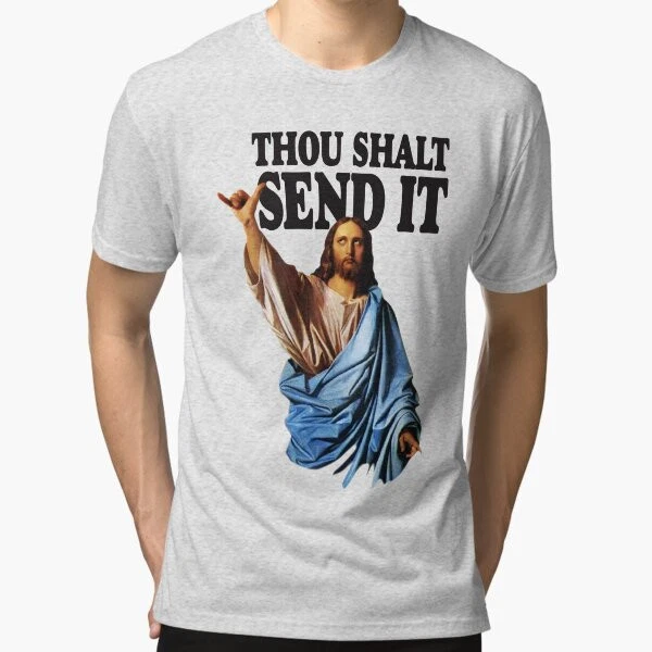 DOPASHIRT Thou Shalt Send It Jesus T-Shirt Unisex S-5XL Hot Trending ...