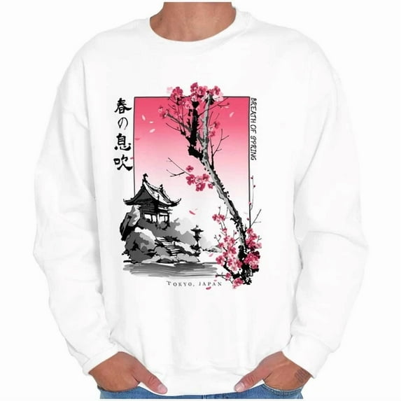 DOPASHIRT Tokyo Japan Breath Of Spring Cherry Blossoms Sweatshirt Trendy Sweatshirt, Birthday ...