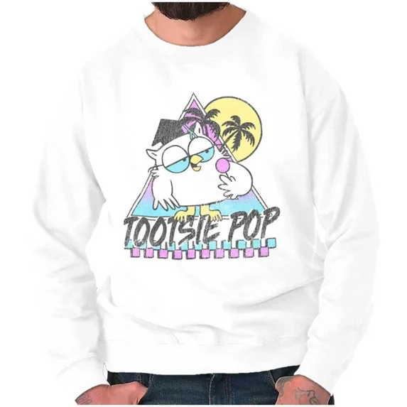 DOPASHIRT Tootsie Roll Pops Mr. Owl Summer Vacation Sweatshirt Trendy ...