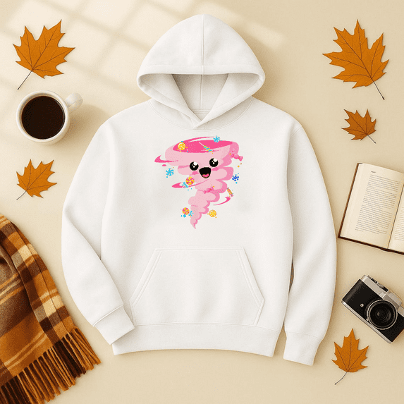 DOPASHIRT Tornado Pink Candy Cute Theme Birthday Party Men Women Hoodie ...