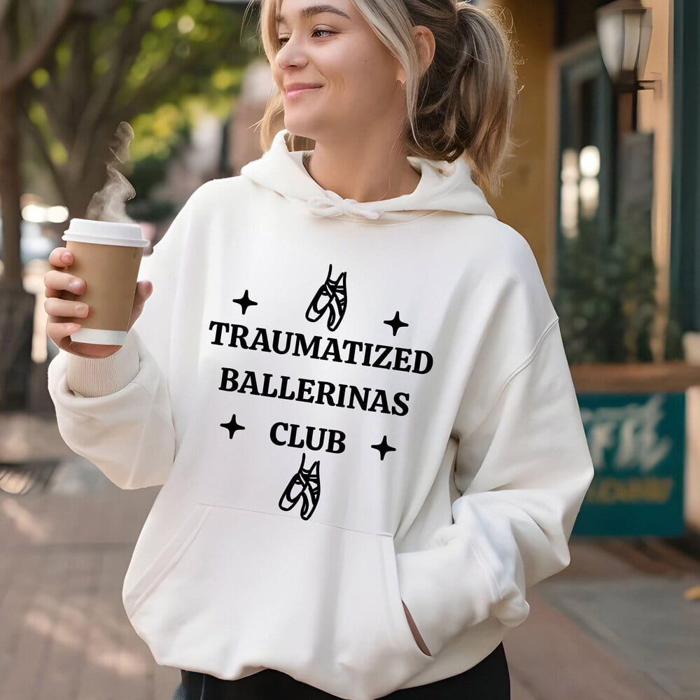 DOPASHIRT Traumatized Ballerinas Club Shirt, Funny Ballet Dancer Shirt ...