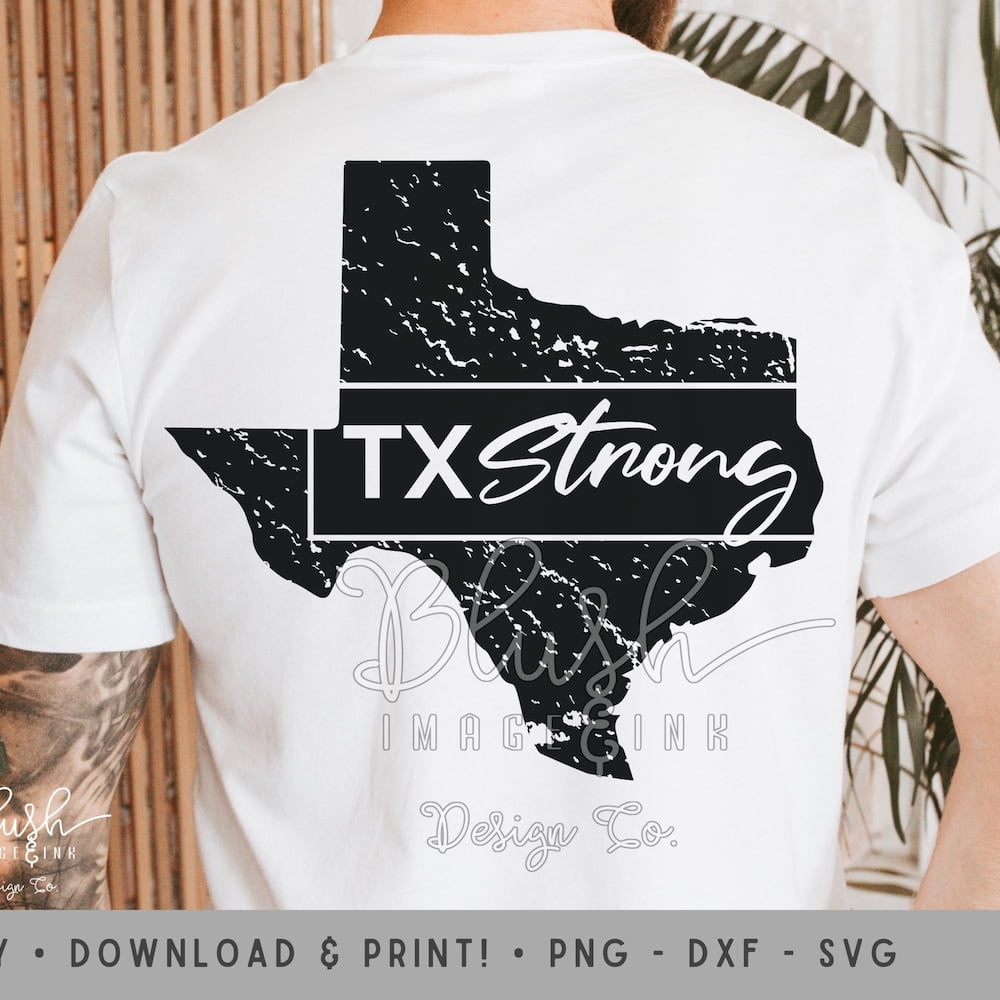 DOPASHIRT Tx Strong Shirt Texas Mens Tee Design Grunge Texas Flood ...