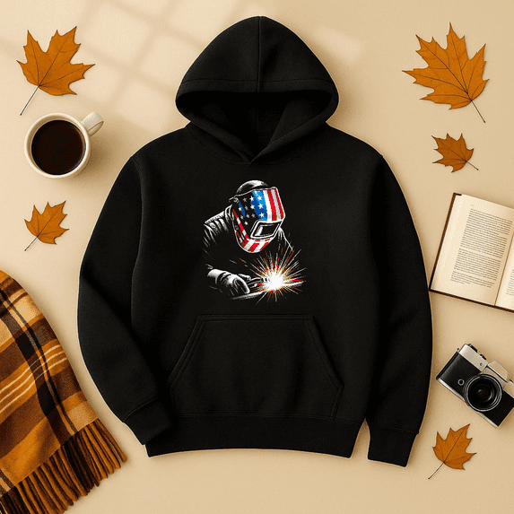 DOPASHIRT Usa Patriotic Welder Welder Hoodie Weld Welding Lover Welder ...