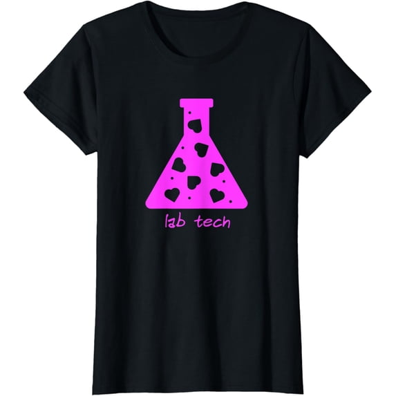 DOPASHIRT V-Day Lab Tech Laboratory Week Women'S Love Hearts T-Shirt S ...