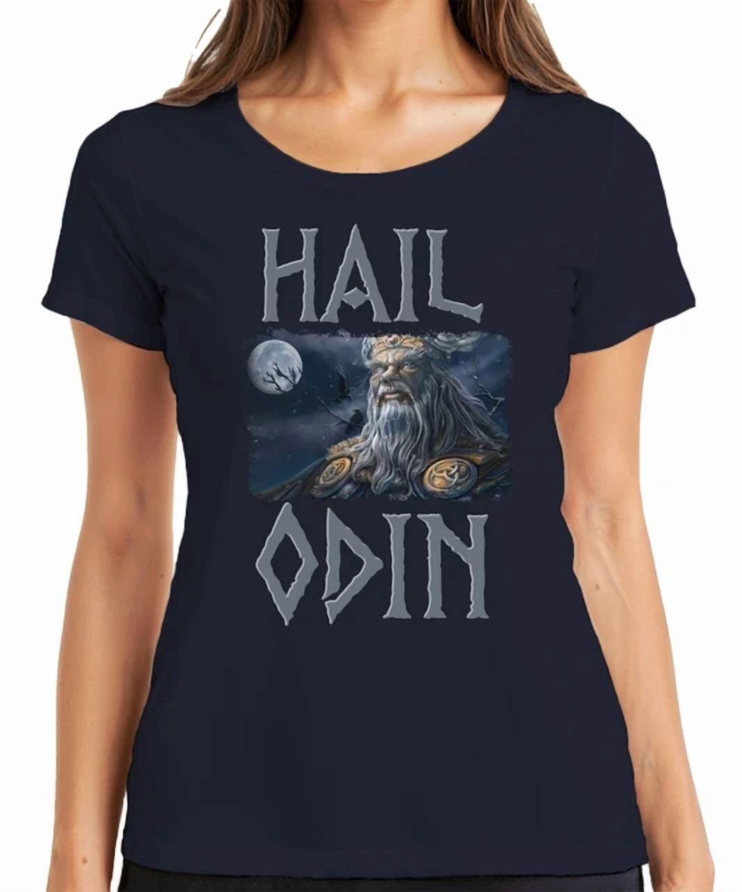 DOPASHIRT Viking Asgard Odin Hail Odin Norse Mythology Raven Runes ...