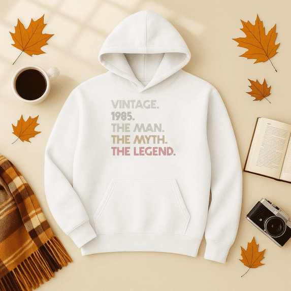 DOPASHIRT Vintage 1985 The Man The Myth The Legend Hoodie, 40Th ...