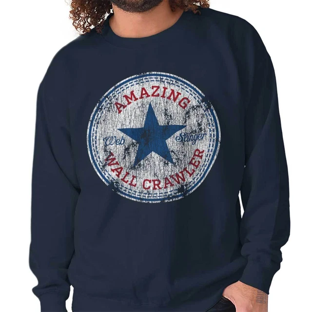 DOPASHIRT Web Slinger Amazing Wall Crawler Star Logo Sweatshirt Trendy ...