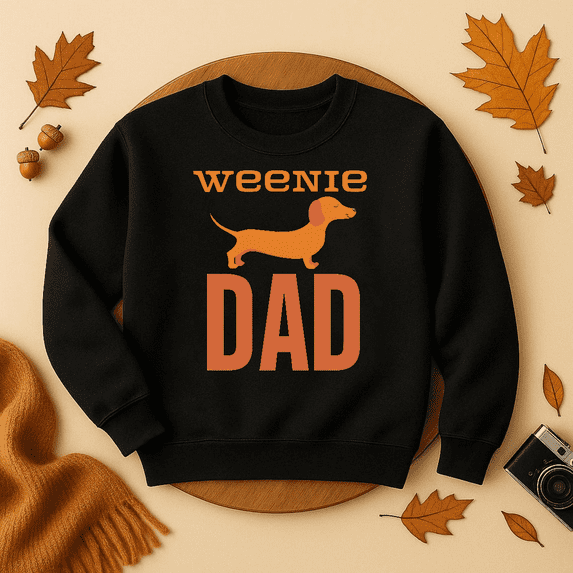 DOPASHIRT Weenie Dad Dachshund Doxen Wiener Dog Badger Funny Doxie ...