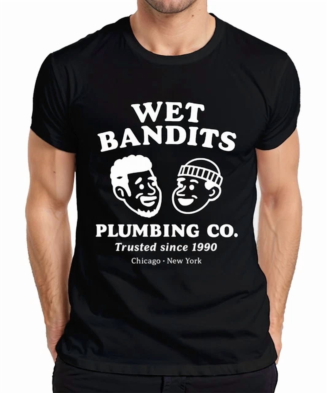 DOPASHIRT Wet Bandits Plumbing Co Trusted Since 1990 Plumber Harry Marv ...