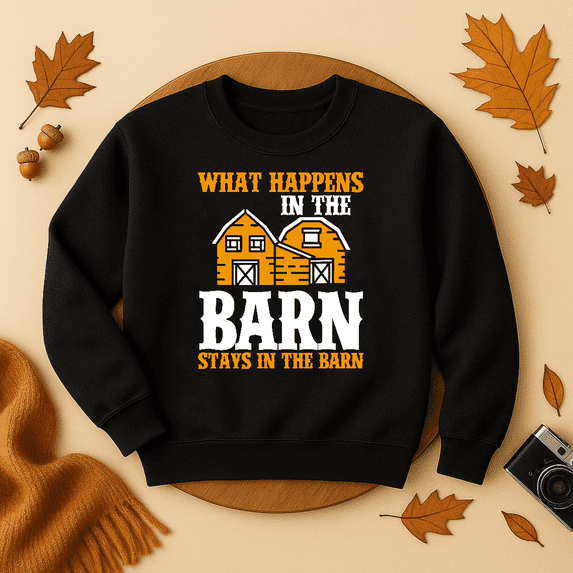 DOPASHIRT What Happens In The Barn Stays In The Barn Sweatshirt Trendy ...