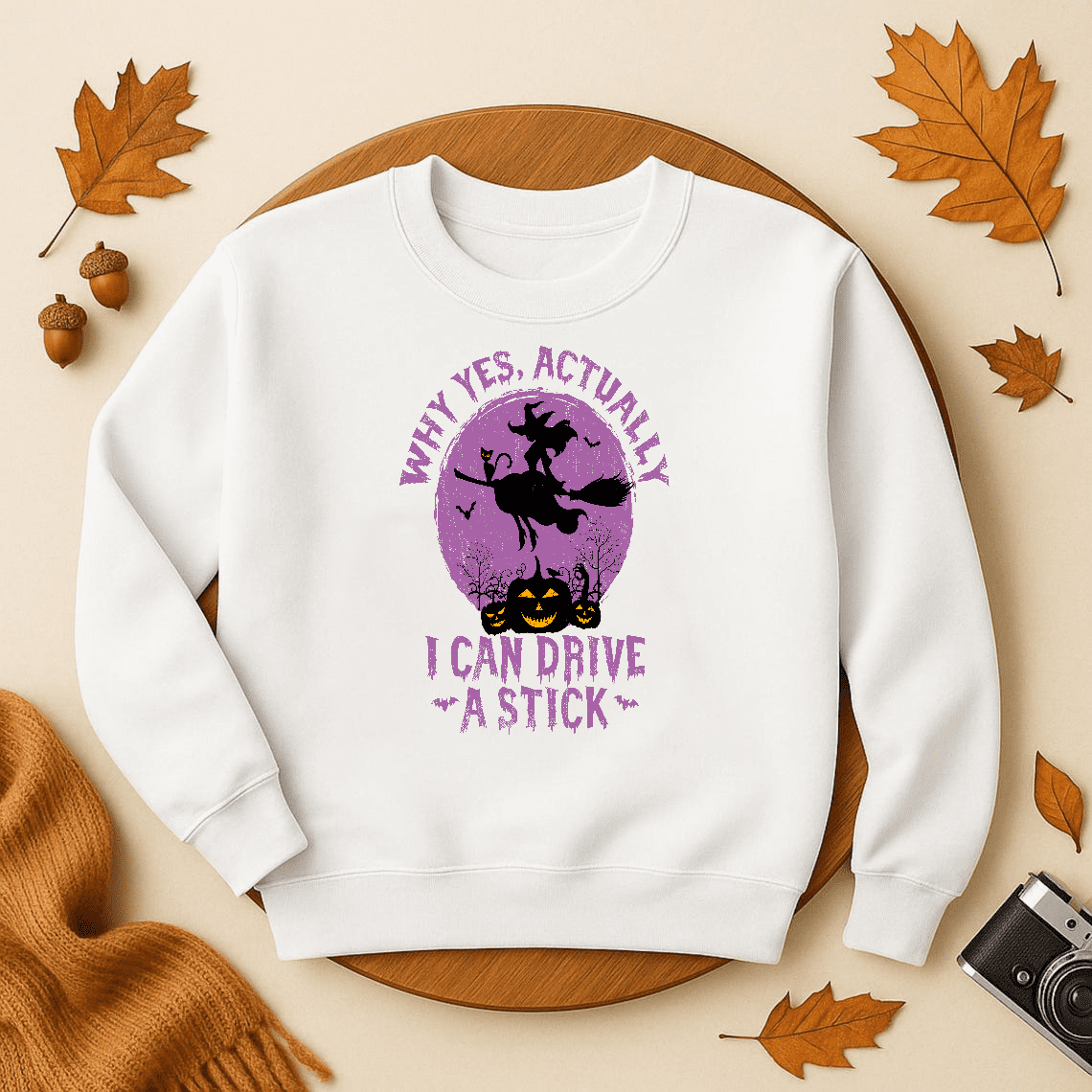 DOPASHIRT Why Yes Actually I Can Drive A Stick Unisex Sweatshirt Trendy ...