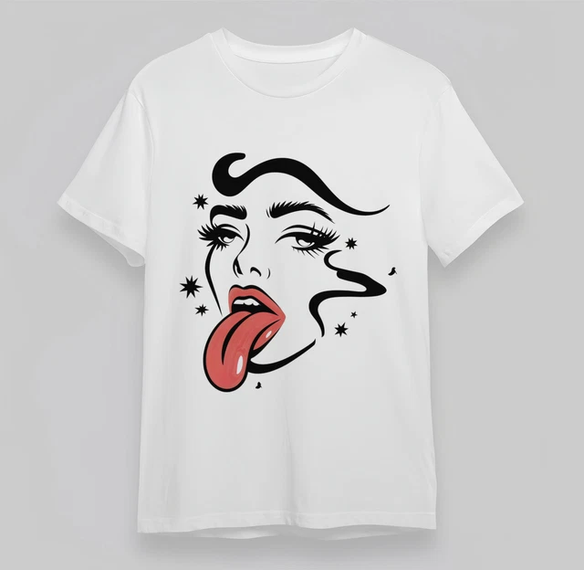 DOPASHIRT With Edgy Lip & Stars Design Teesummer Unisex S-5XL Hot ...