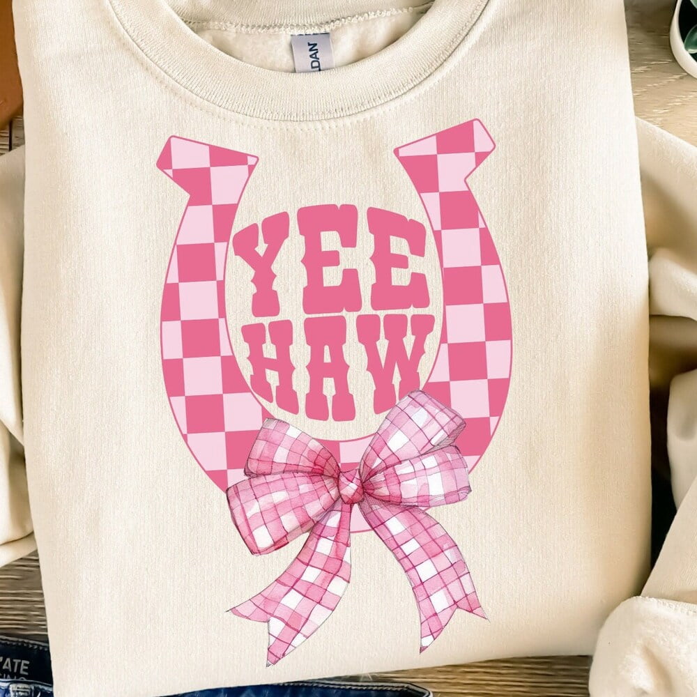 DOPASHIRT Yeehaw Horseshoe, Western Cowgirl, Western Shirt Shirt ...