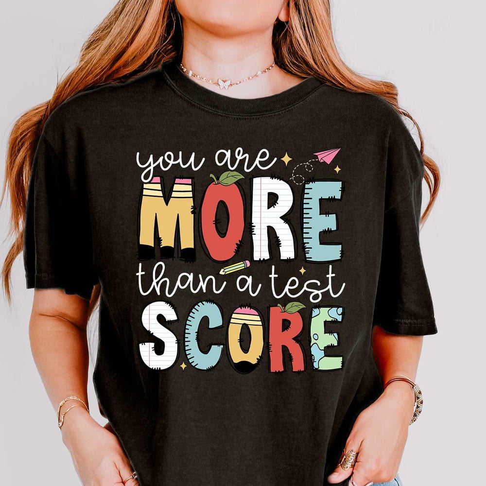 DOPASHIRT You More Than a Test Score Shirt, Don't Stress Shirt, Math ...
