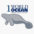 DOPASTICKER 1 World Ocean, Manatee Sticker, Phone Sticker Car Stickers ...