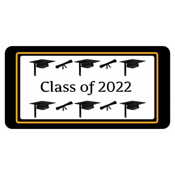 DOPASTICKER 10 Graduation, Class Of 2024 Water Bottle Label, Wraps ...