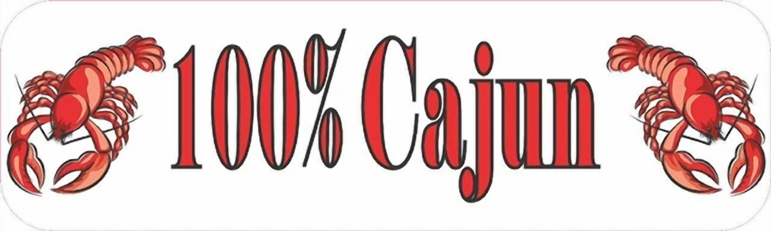 DOPASTICKER 100% Cajun Sticker Phone Sticker, Latop Sticker, Lover Gift ...