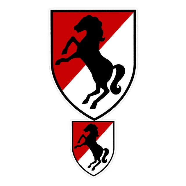 DOPASTICKER 11Th Armored Cavalry Sticker Military Soldier Decal Phone ...