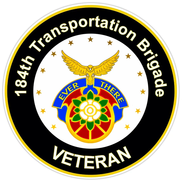 DOPASTICKER 184Th Transportation Brigade Veteran Sticker Military Decal ...
