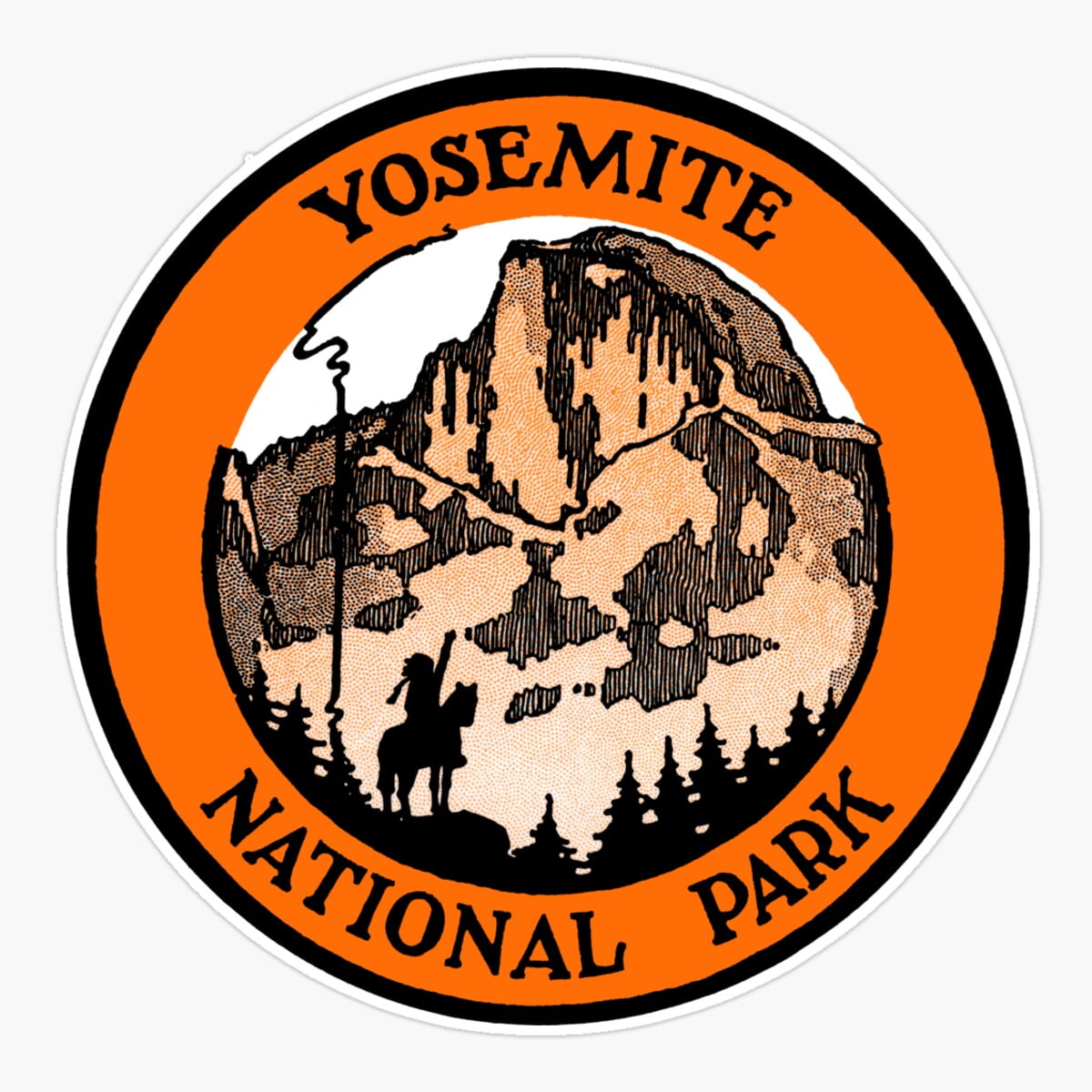 DOPASTICKER 1910 Yosemite National Park Sticker, Phone Sticker Car ...