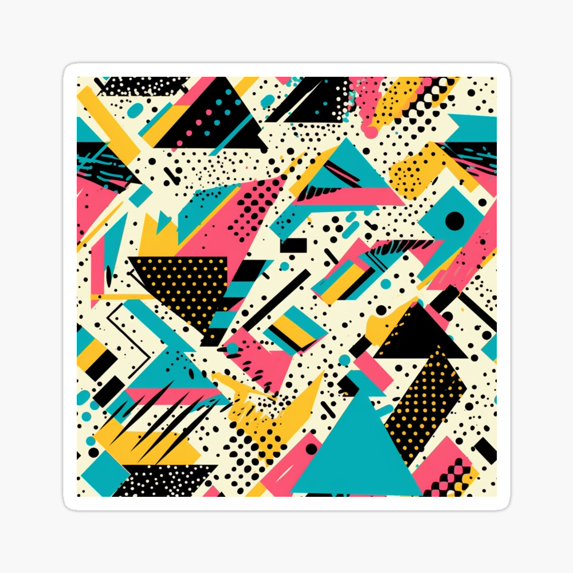 DOPASTICKER 1980'S Fever Sticker Decorative Laptop, Phone Stickers ...