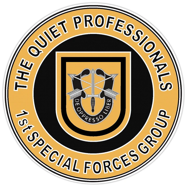 DOPASTICKER 1St Special Forces Group The Quiet Professionals Sticker ...