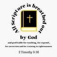 DOPASTICKER 2 Timothy 3:16 Bible Verse Design Sticker, Phone Sticker ...