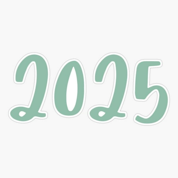 DOPASTICKER 2025, Class Of 2025, Sage Green Sticker, Phone Sticker Car ...