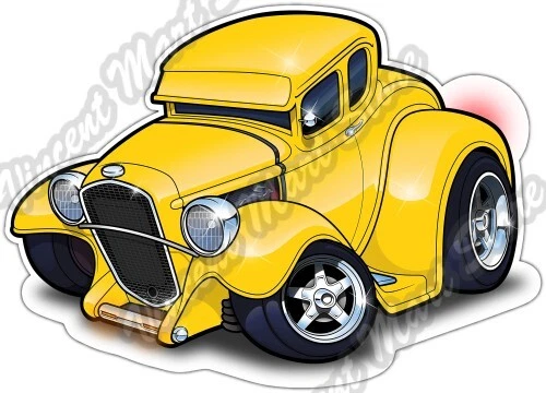 DOPASTICKER 30 A Model Coupe Classic Sport Vehicle Car Sticker Decal ...