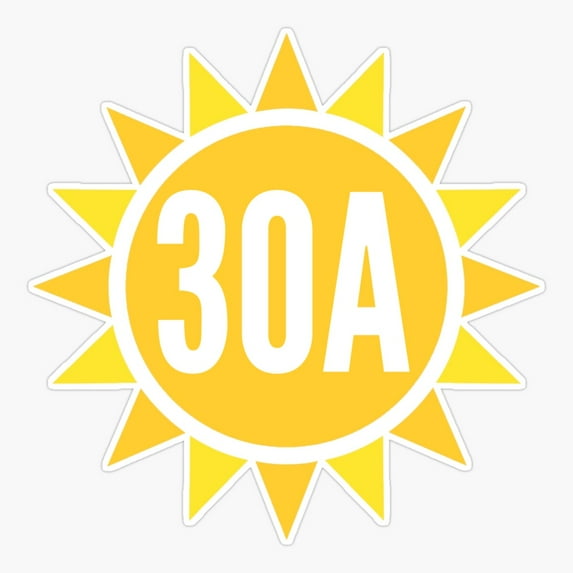 DOPASTICKER 30A Sun Sticker, Phone Sticker Water Bottle Sticker Car ...