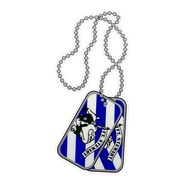 DOPASTICKER 3Rd Infantry Division Dog Tag Sticker Military Soldier ...