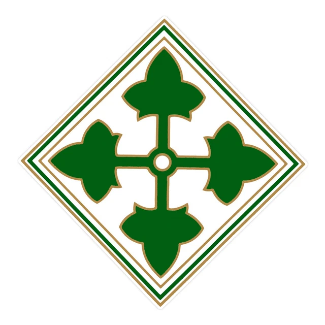 DOPASTICKER 4Th Infantry Division Sticker Military Soldier Decal Phone ...