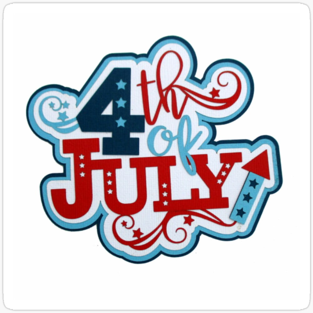 DOPASTICKER 4Th Of July By Jessiejart2021 Sticker Fourth Of July ...