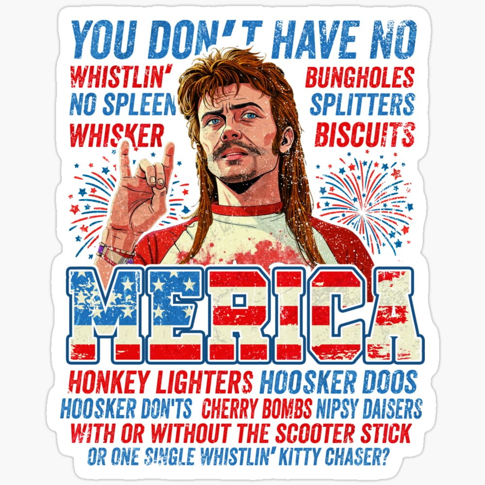 DOPASTICKER 4Th Of July Merica 4Th Of July Sticker Fourth Of July ...