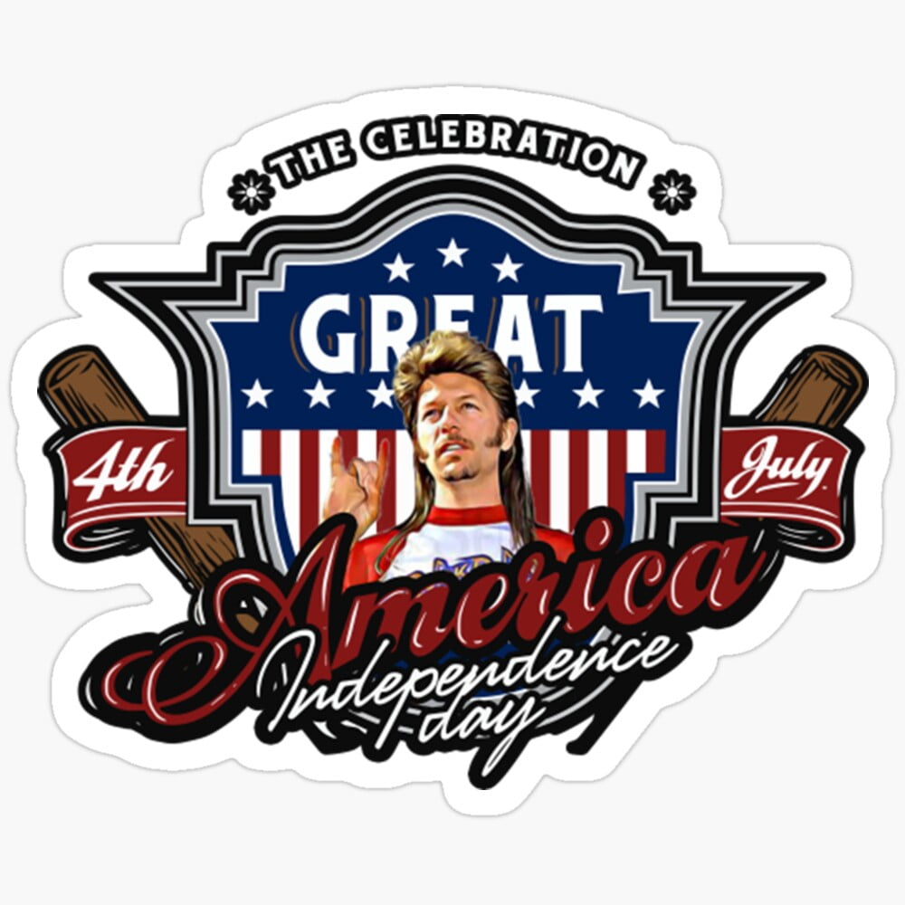 DOPASTICKER 4Th Of July Merica Sticker Fourth Of July Sticker, Memorial ...