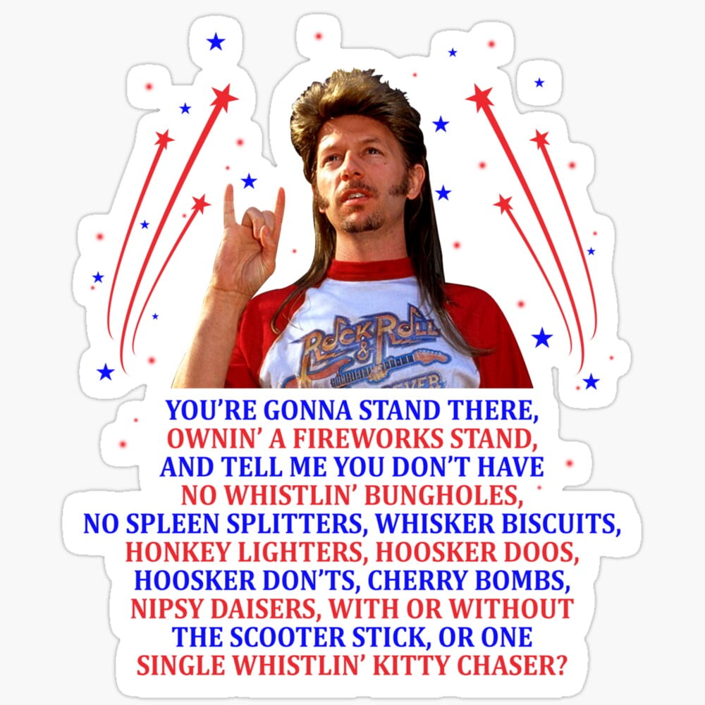 DOPASTICKER 4Th Of July Sticker 4Th Of July Fireworks Stand Merica ...