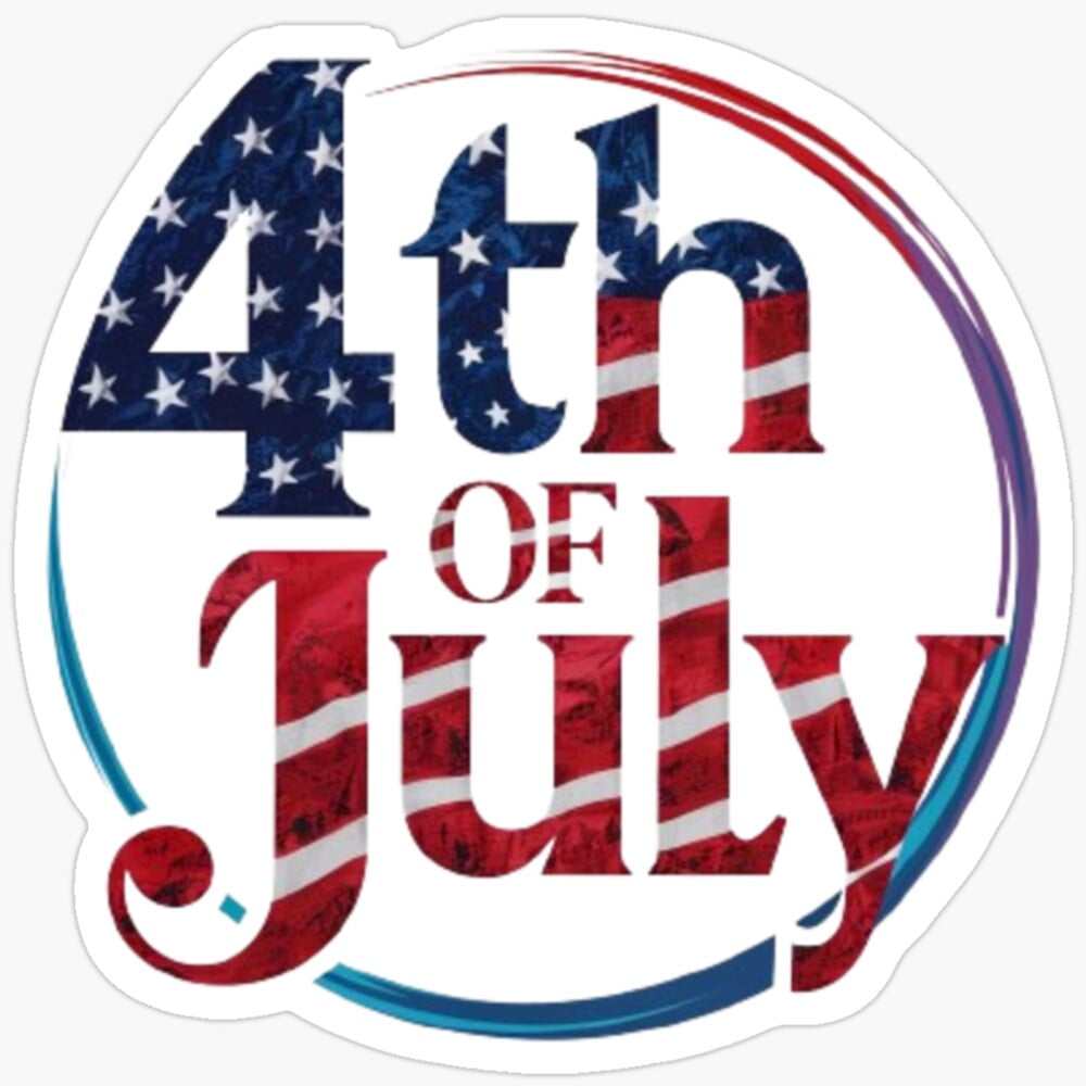 DOPASTICKER 4Th Of July Independence Day Fourth Of July 2.0 Sticker ...