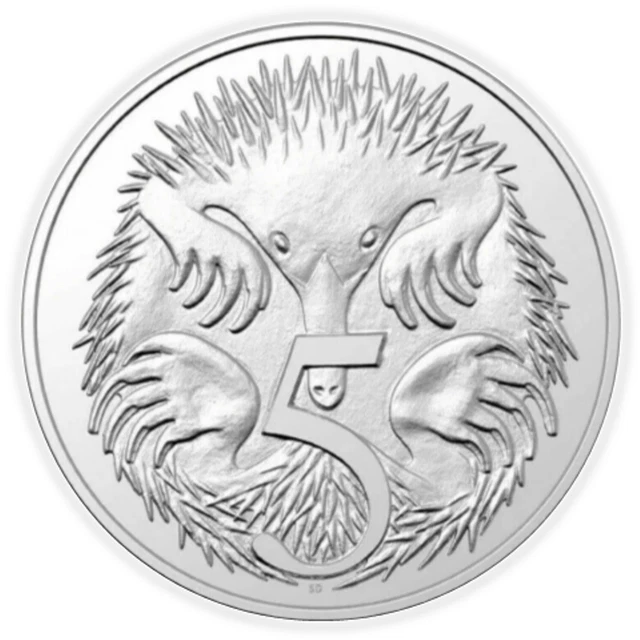 DOPASTICKER 5 Cent Australian Coin Sticker, Aud Currency Money Phone ...