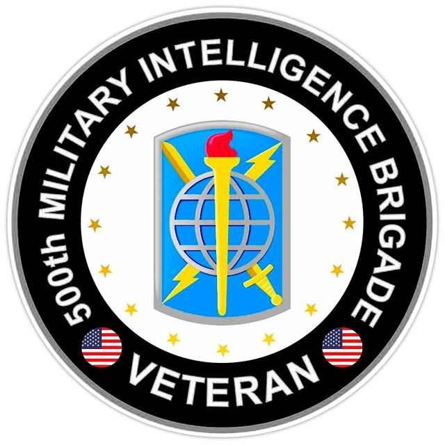 DOPASTICKER 500Th Military Intelligence Brigade Veteran Sticker ...