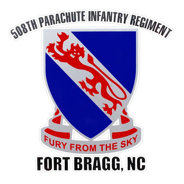 DOPASTICKER 508Th Parachute Infantry Regiment Sticker Military Soldier ...