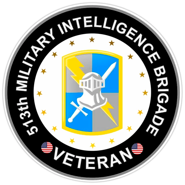 DOPASTICKER 513Th Military Intelligence Brigade Veteran Sticker ...